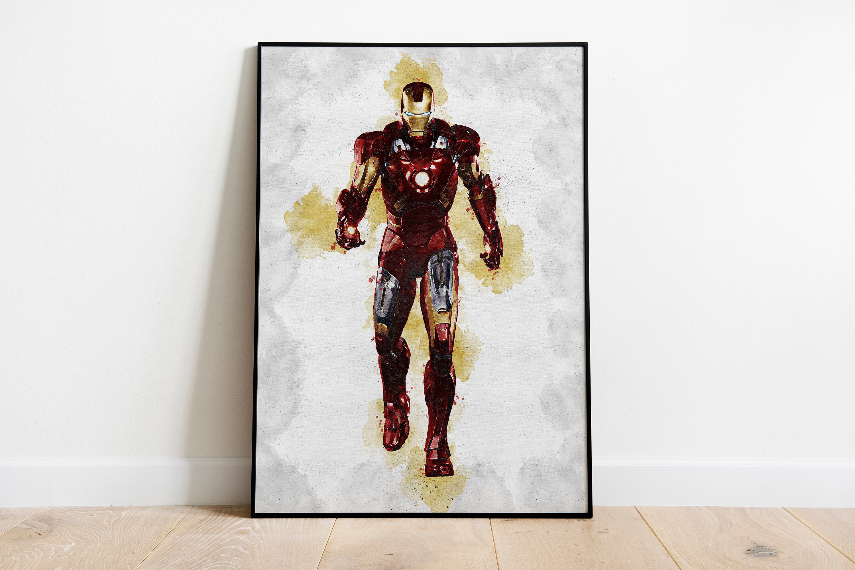 IRON MAN Iron Man Digital Marvel Poster Avengers Poster | Etsy