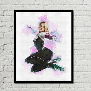 SPIDER GWEN POSTER - Spider-man: Across the Spider-verse - Gwen Stacy ...