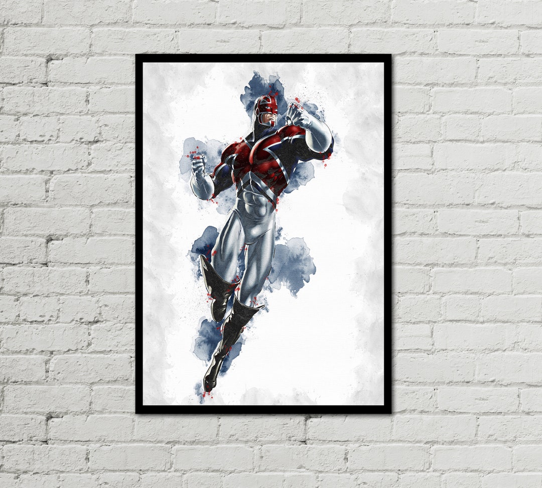 CAPTAIN BRITAIN - Captain Britain Poster - Captain Britain Digital ...