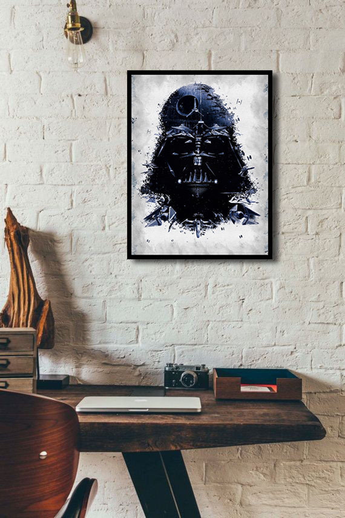 DARTH VADER Darth Vader Poster Darth Vader Digital Star - Etsy
