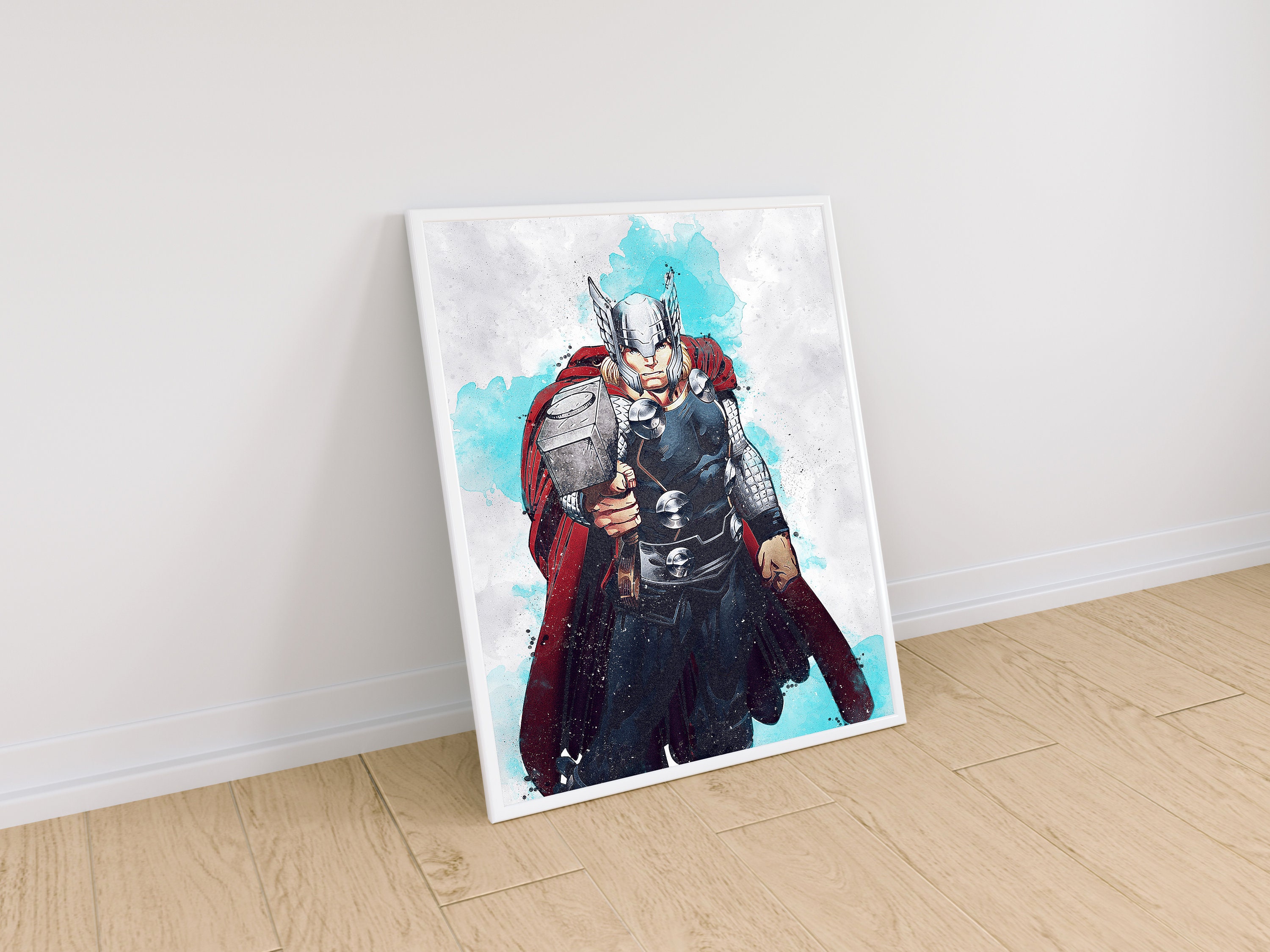 THOR Thor Digital Marvel Poster Avengers Poster | Etsy