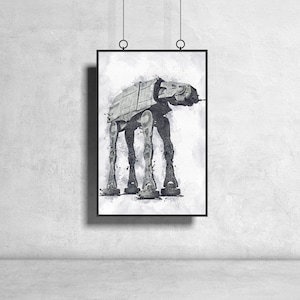 AT-AT WALKER - At-at Walker Poster - At-at Walker Digital - Star Wars ...