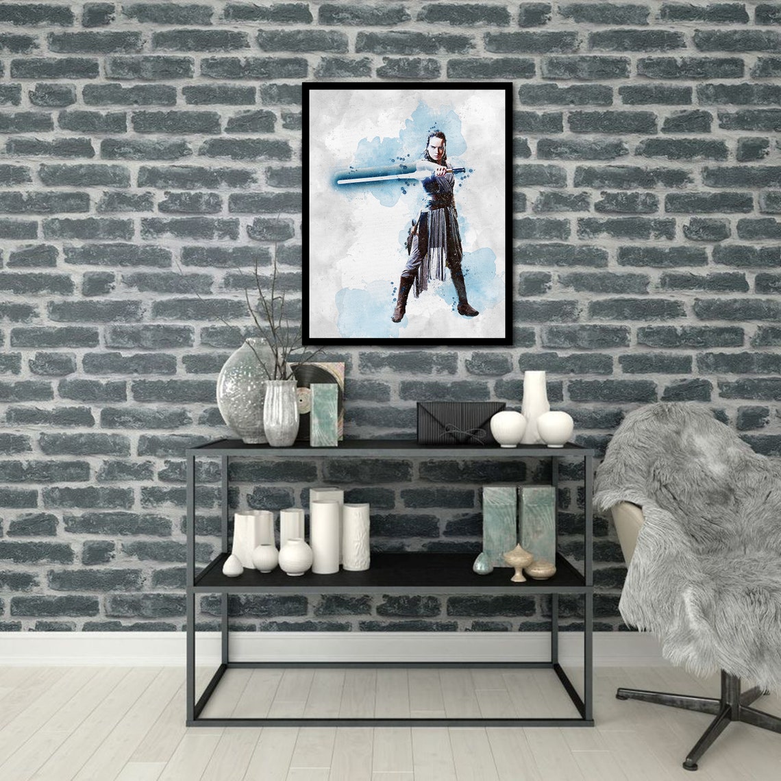 REY Rey Poster Rey Digital Star Wars Poster Digital - Etsy