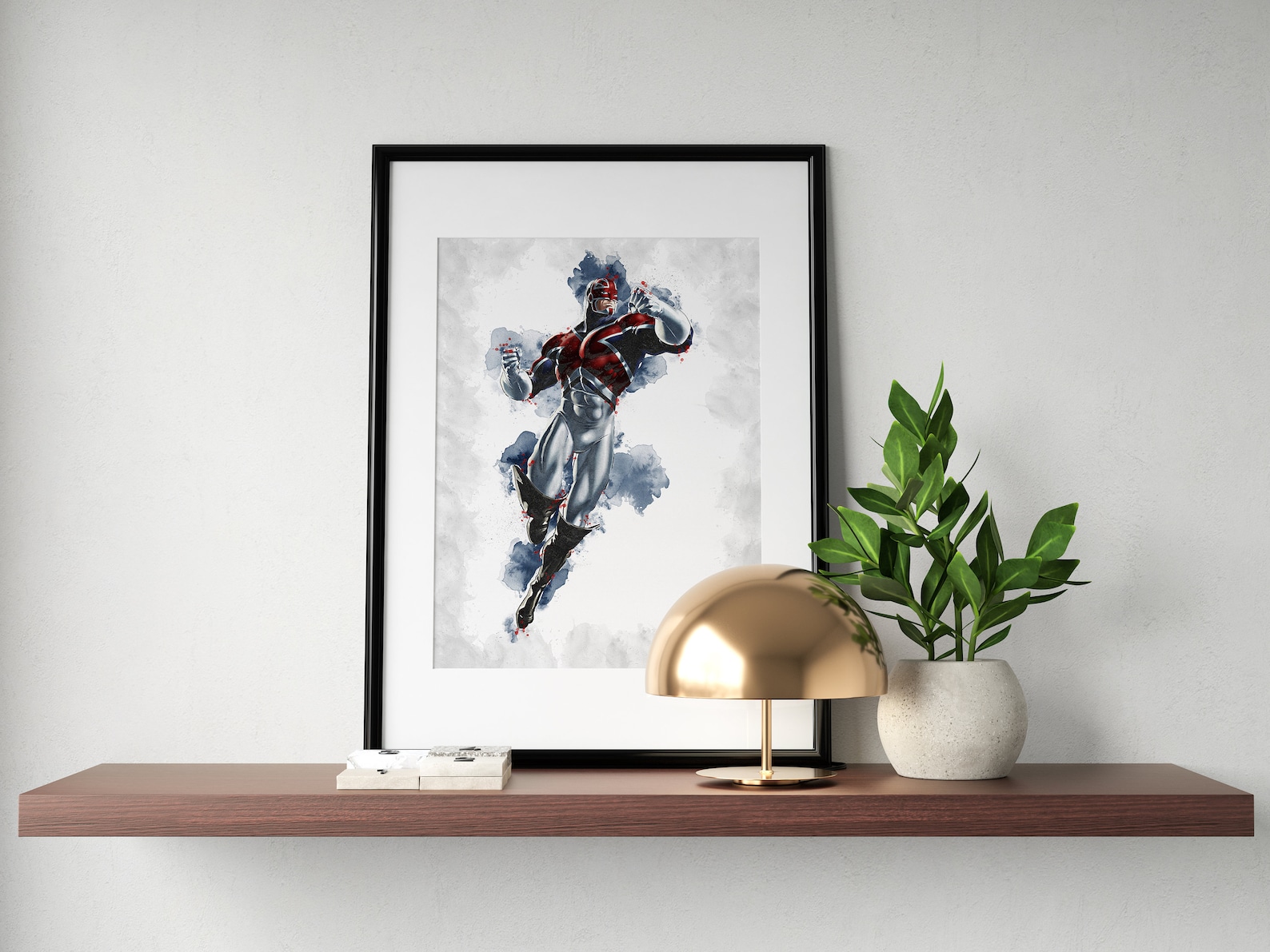 CAPTAIN BRITAIN Captain Britain Poster Captain Britain - Etsy