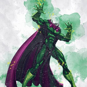 MYSTERIO- Mysterio Poster - Mysterio Digital - Marvel Poster - Digital ...