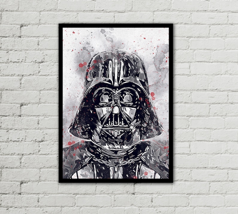 DARTH VADER Darth Vader Poster Darth Vader Digital Star - Etsy DARTH VADER Darth Vader Poster Darth Vader Digital Star - Etsy