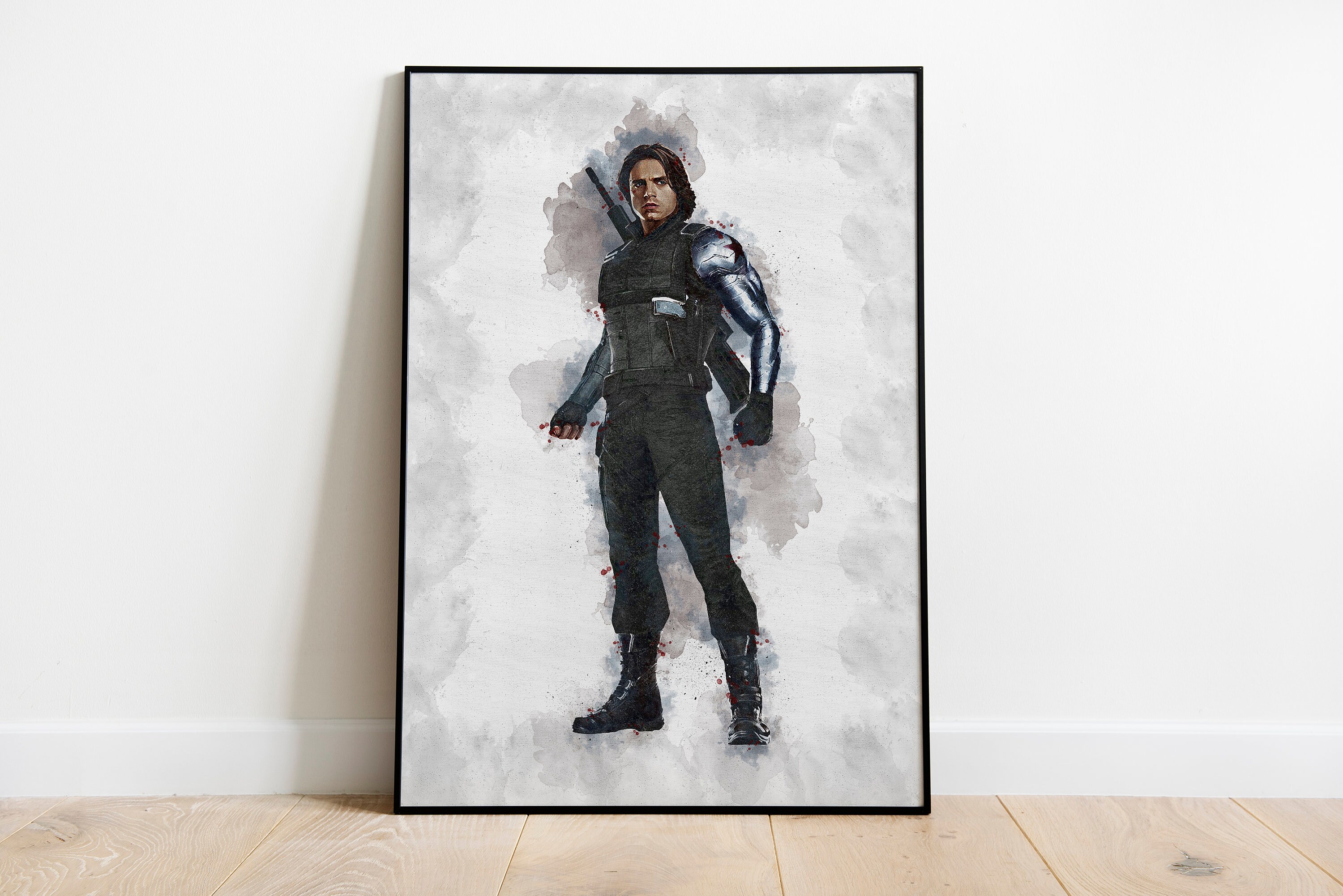 WINTER SOLDIER POSTER - Marvel Poster - Avengers Poster - Digital ...