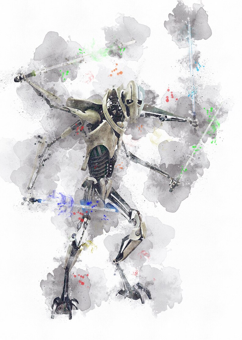 GENERAL GRIEVOUS - General Grievous Poster - General Grievous Digital ...