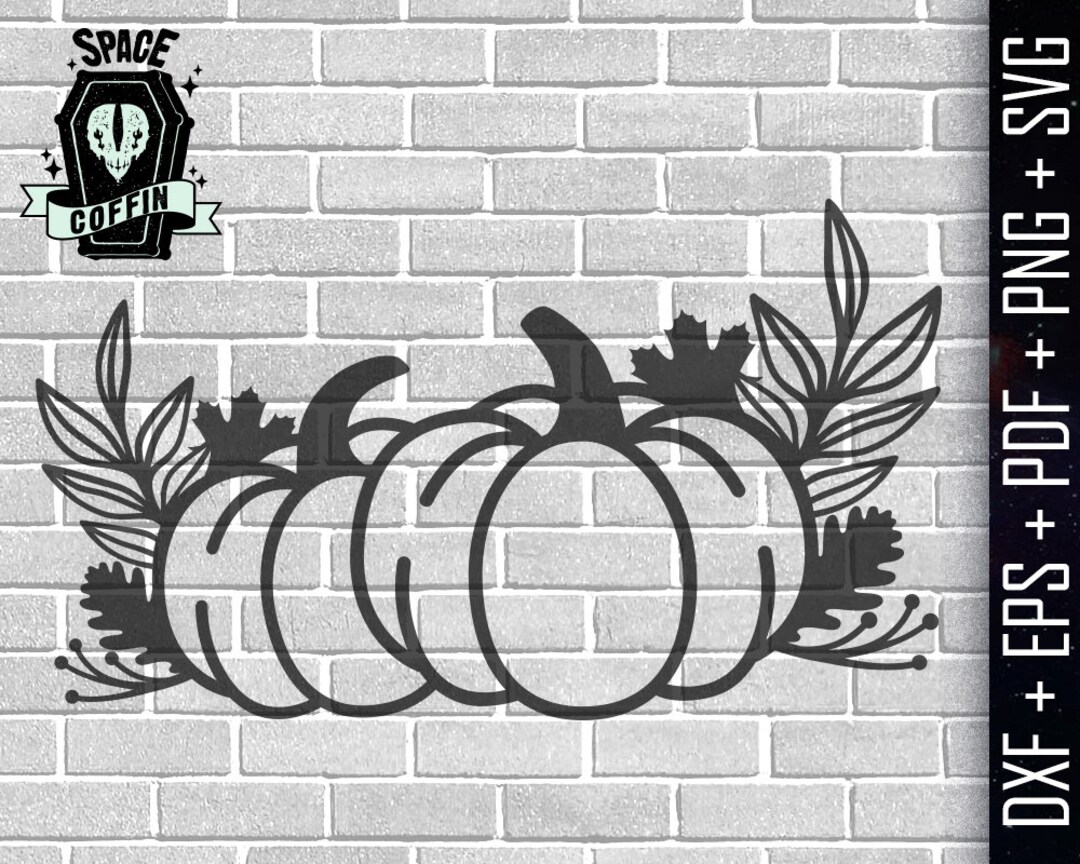 Pumpkins Digital Vector Dxf Eps Pdf Png Svg Files. pumpkins Svg ...