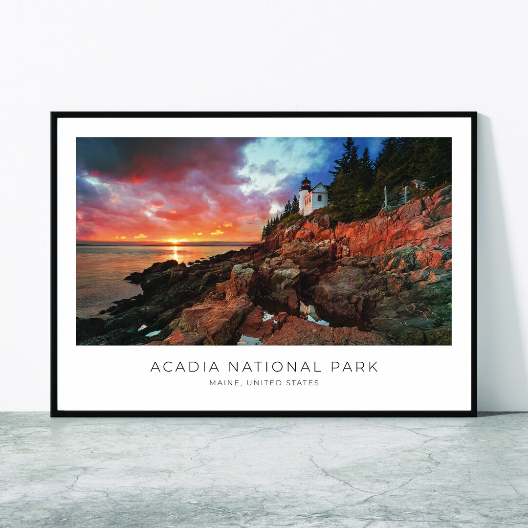 Acadia National Park Wall Art | Acadia National Park Artful Travel ...