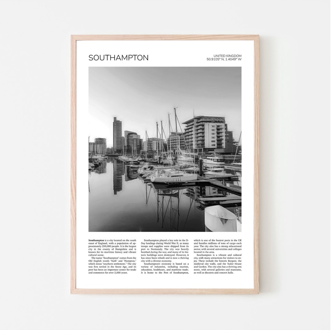 Southampton Wall Art Ocean Village Marina, Southampton Artful Travel ...