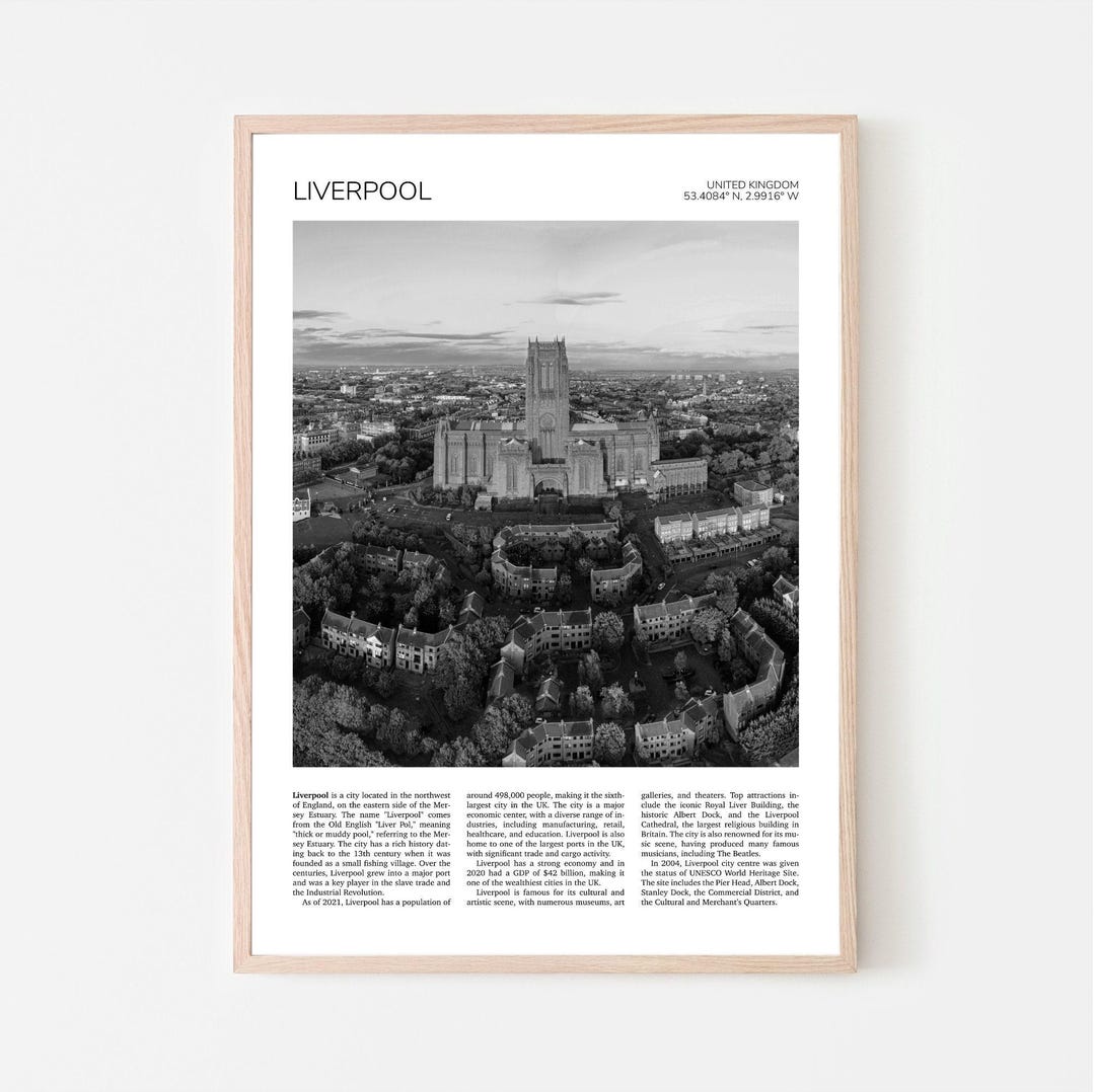Liverpool Wall Art | Merseyside Home Decor | Cathedral, City of ...