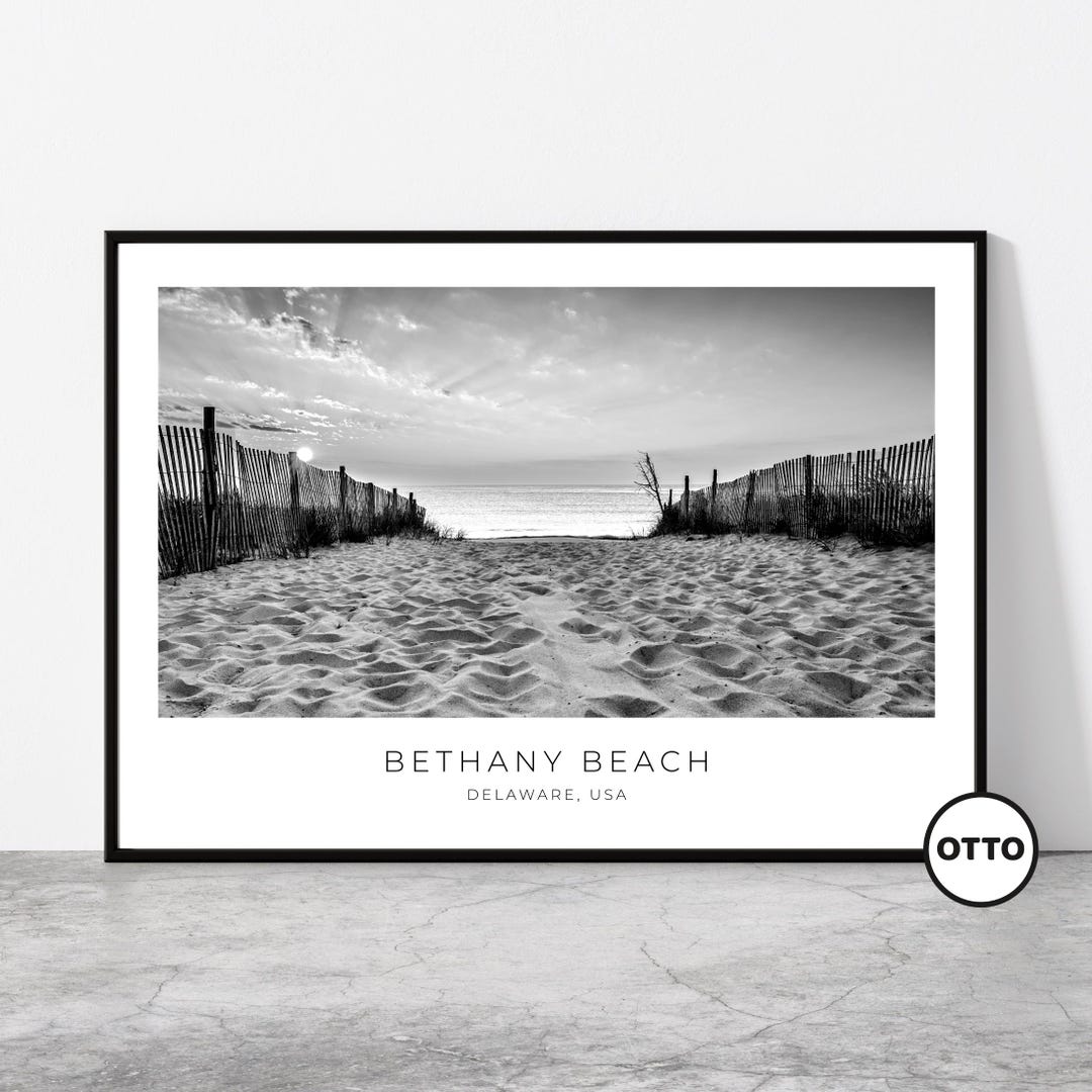 Bethany Beach Wall Art | Bethany Beach Home Decor Print | Art Travel ...