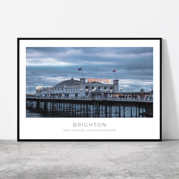 Brighton Poster - Etsy UK