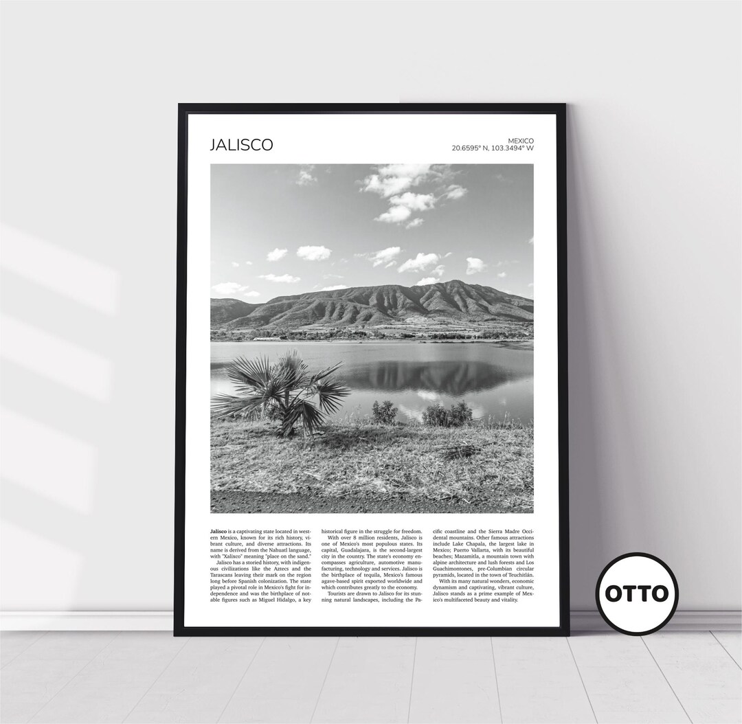 Jalisco Wall Art | Jalisco Home Decor | Mountain Landscape | Mexican ...