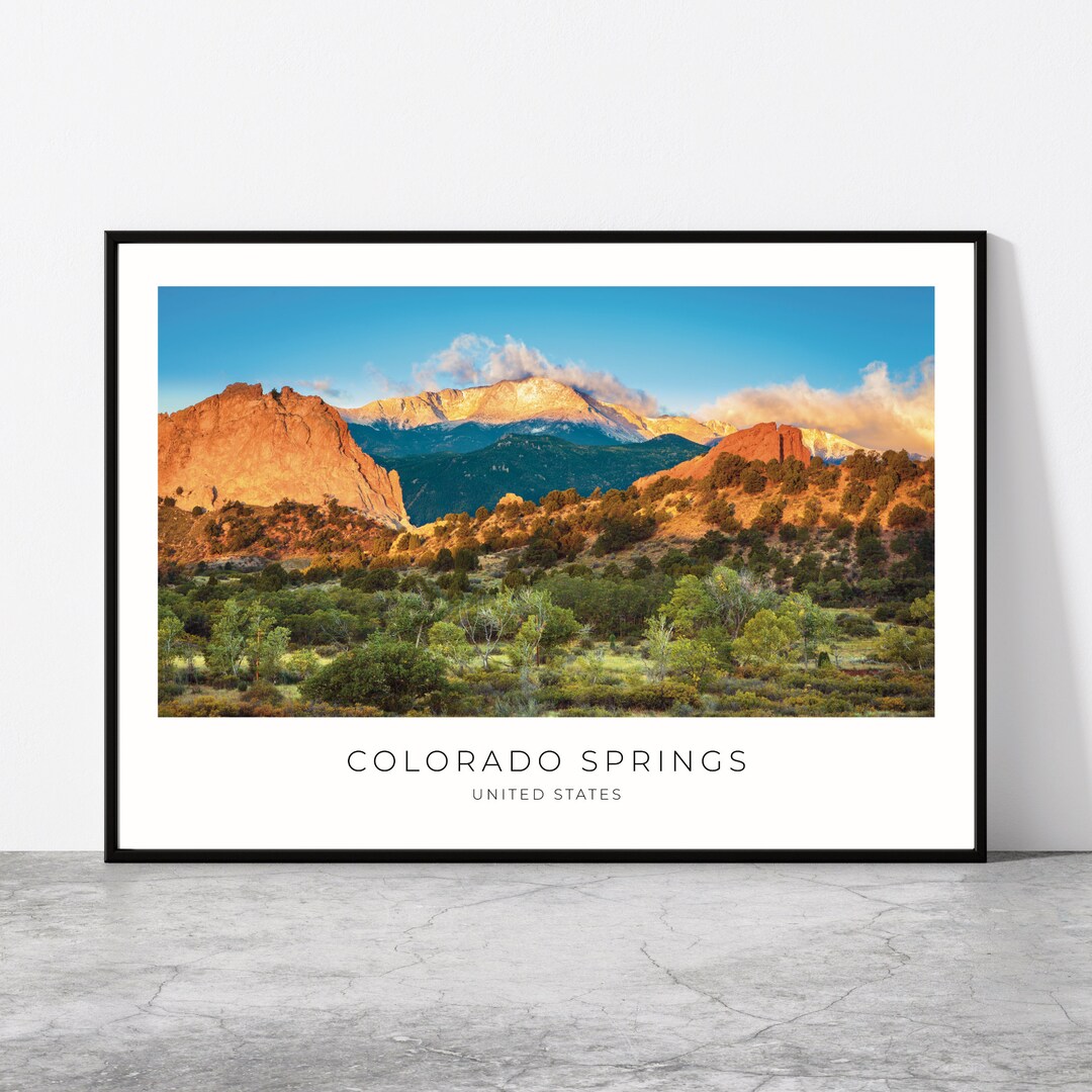 Colorado Springs Wall Art | Colorado Home Decor | Garden of the Gods ...