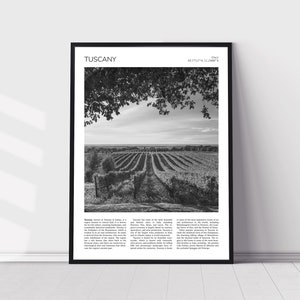 Tuscany Wall Art | Tuscany Artful Travel Poster Print Photo | Bolgheri ...