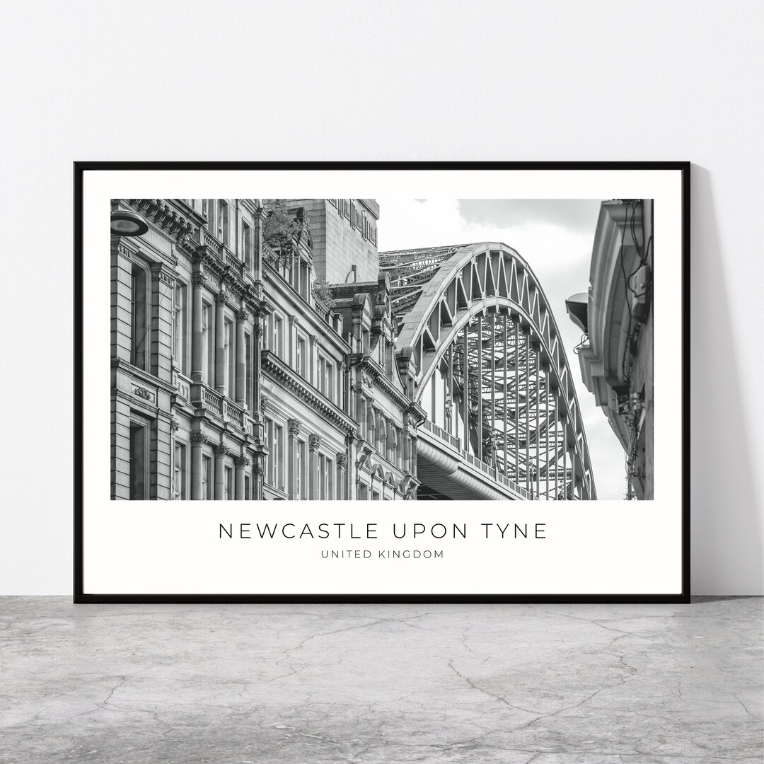 Newcastle Upon Tyne Wall Art Tyne & Wear Home Decor Tyne Bridge England ...