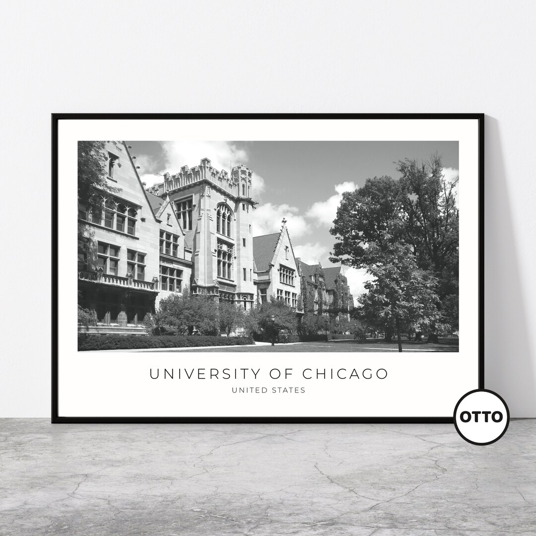 University of Chicago Wall Art University of Chicago Home Decor Print ...