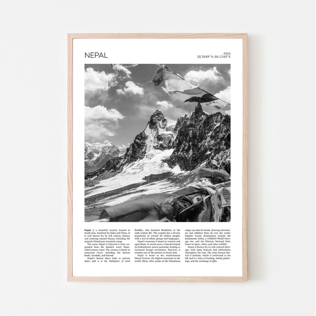 Nepal Wall Art | Renjo La Pass, Everest Region, Nepal Artful Travel ...