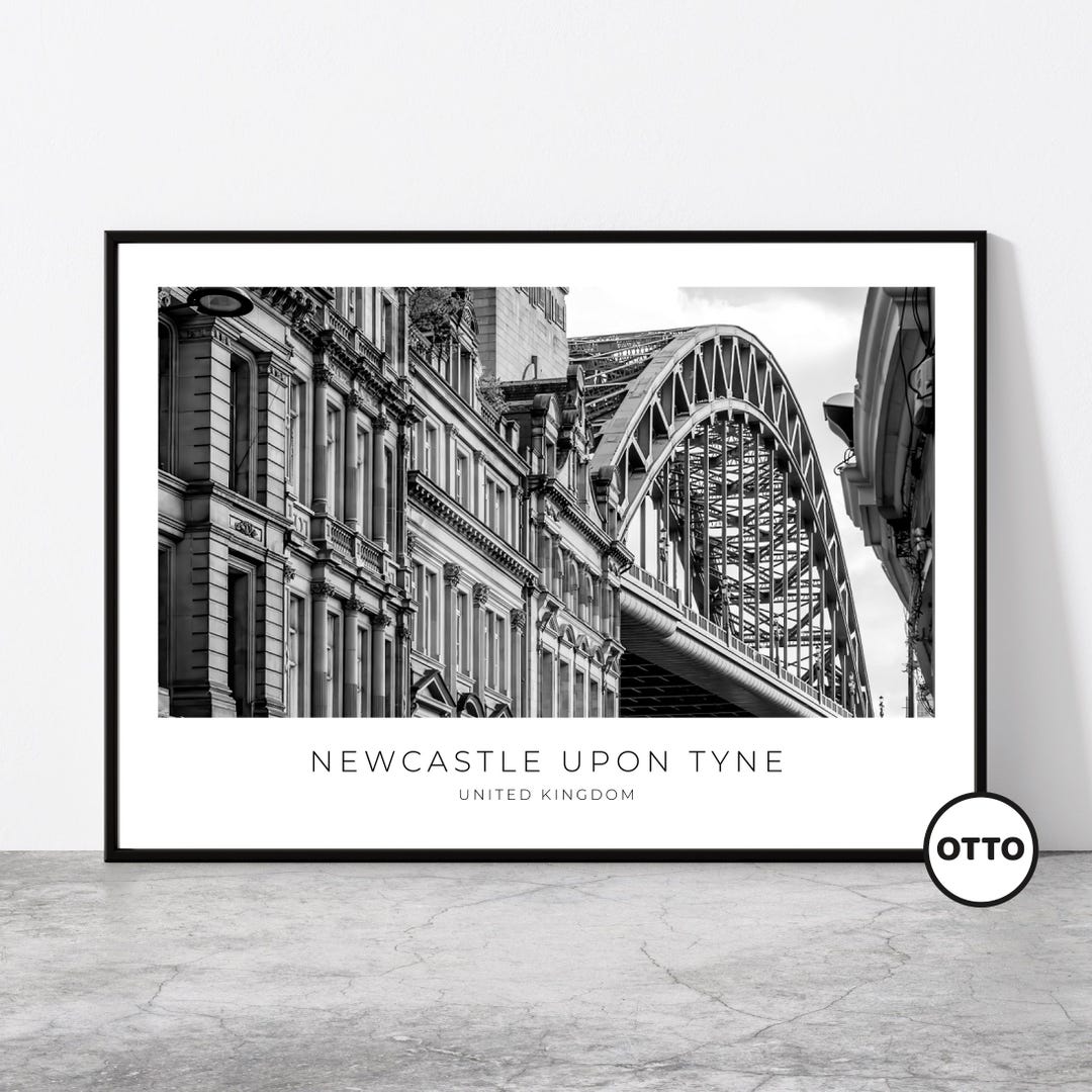 Newcastle Upon Tyne Wall Art | Tyne & Wear Home Decor | Tyne Bridge ...