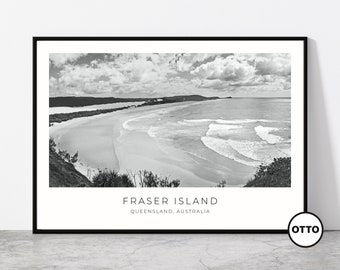 Fraser Island Poster Colorful Print, Fraser Island Wall Art, Fraser ...