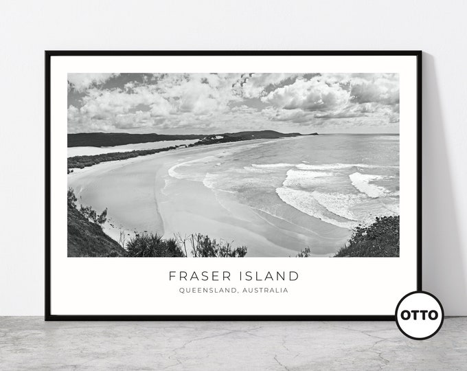 Fraser Island Travel Print Australia, Fraser Island Print, Fraser ...