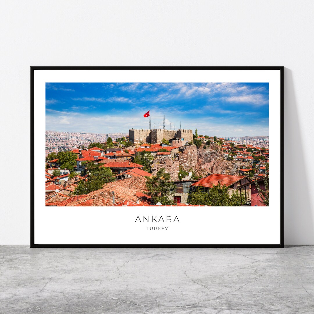 Ankara Wall Art | Ankara Home Decor Print | Ankara Castle, Old Town Art ...