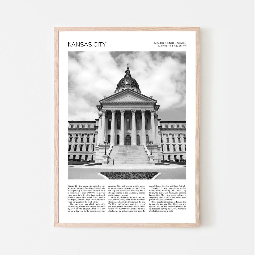 Kansas City Wall Art | State Capitol Building, Kansas City Artful ...