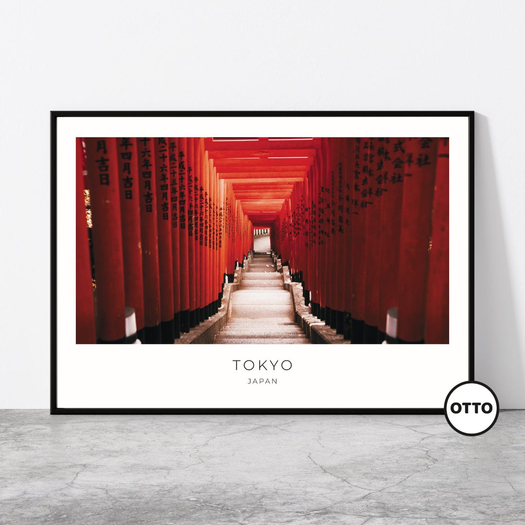 Tokyo Wall Art | Tokyo Home Decor Print | Fushimi Inari Taisha Shrine ...