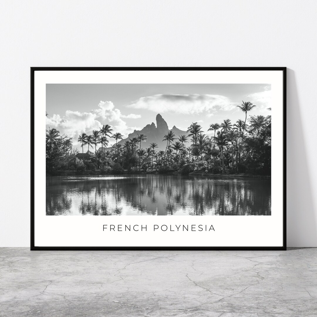 French Polynesia Wall Art French Polynesia Home Decor Landscape Artful ...