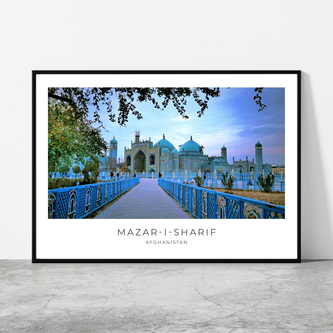 Mazar-i-sharif Wall Art | Mazar-i-sharif Artful Travel Poster Print ...
