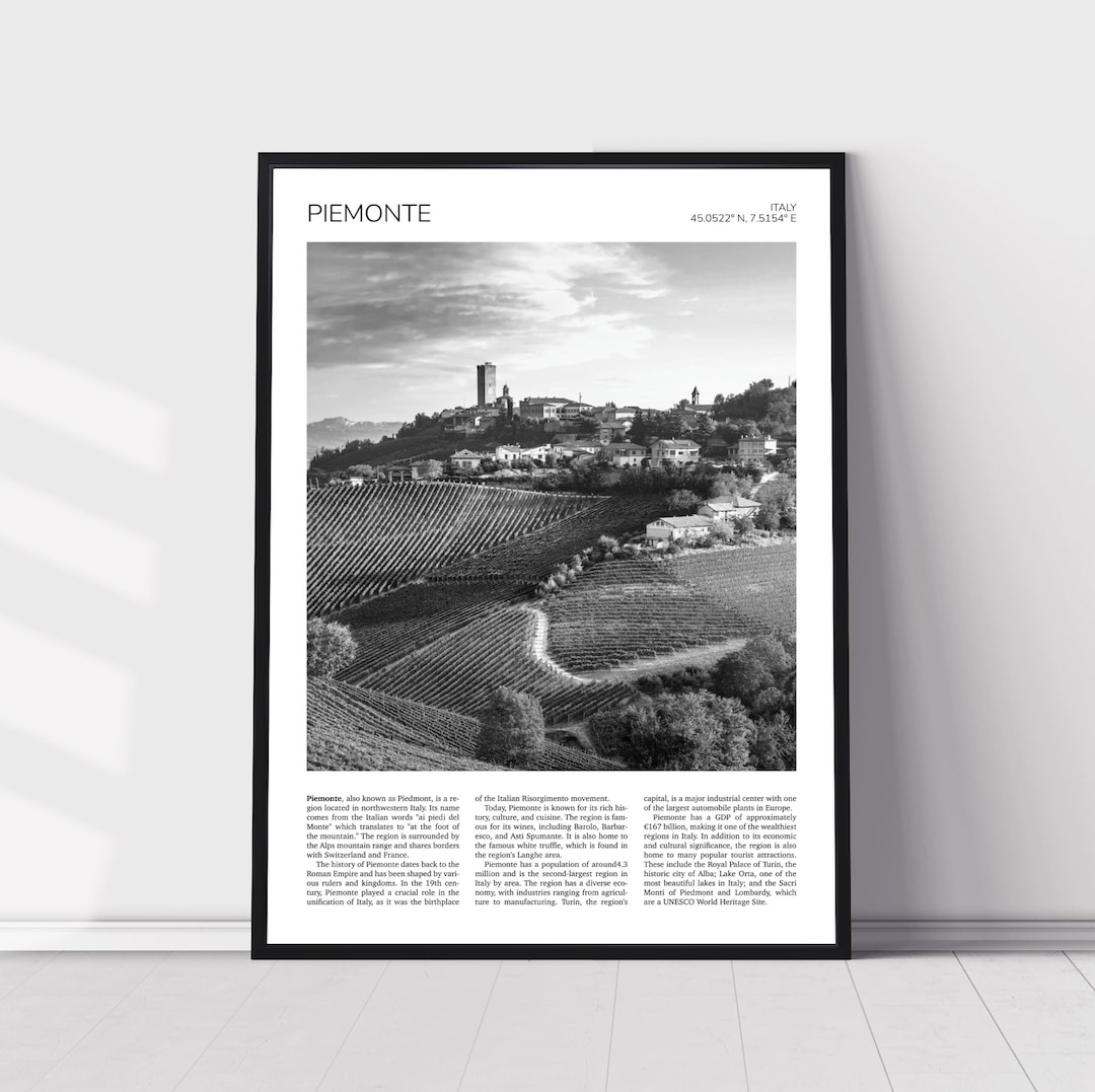 Piedmont Wall Art Piedmont Home Decor Print Art Poster Artful Travel ...
