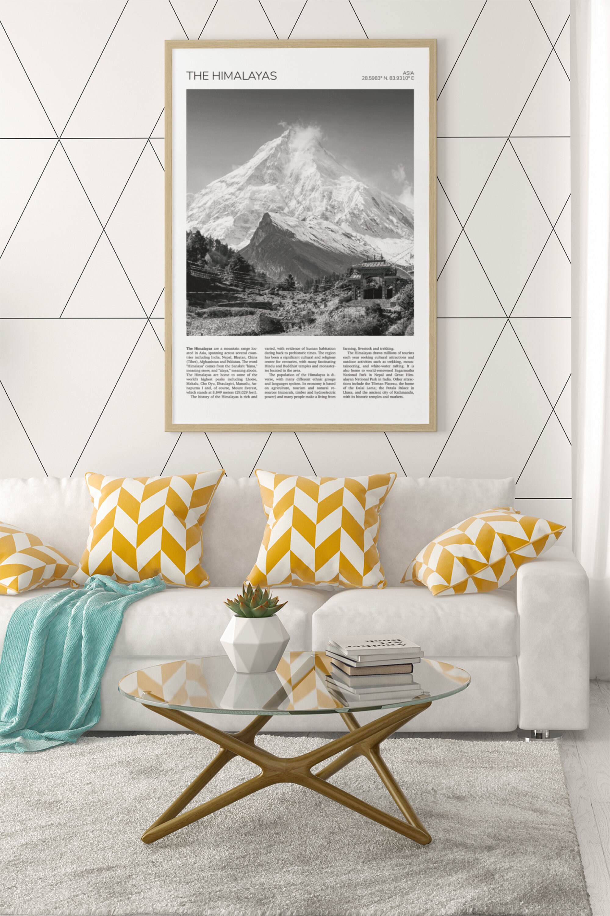 The Himalayas Wall Art Himalayas Home Decor Mount Manaslu - Etsy
