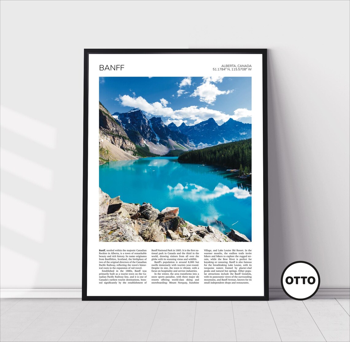 Banff National Park Wall Art | Banff Home Decor Print | Moraine Lake ...
