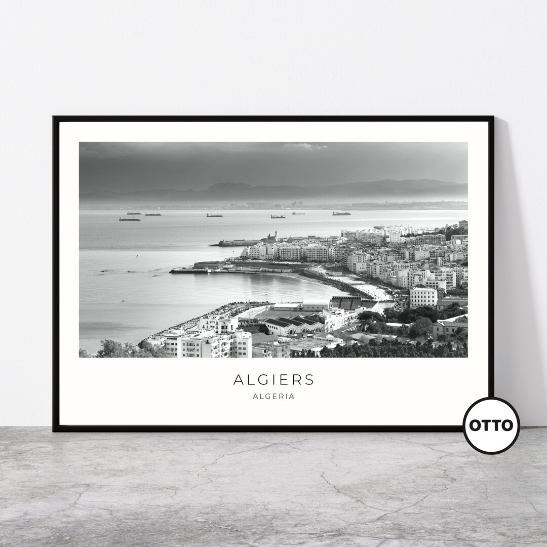 Algiers Wall Art | Algiers Home Decor Print | Skyline Art Poster Artful ...