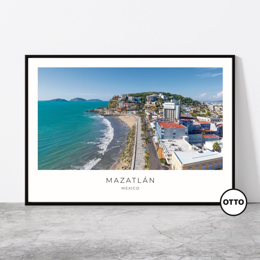 Mazatlán Wall Art | Mazatlan Home Decor | El Malecon, Sea Promenade ...