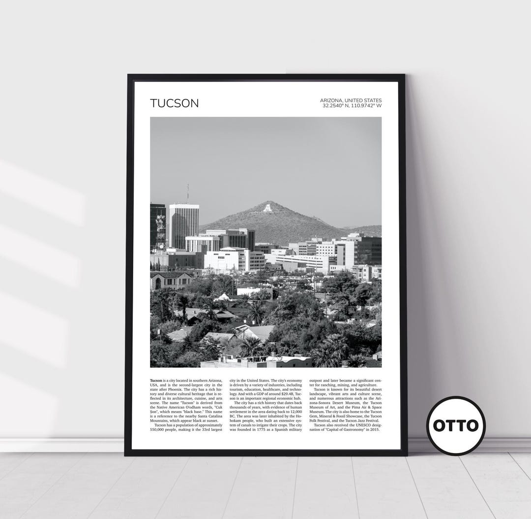 Tucson Wall Art | "a" Mountain, Sentinel Peak, Tucson Artful Travel ...
