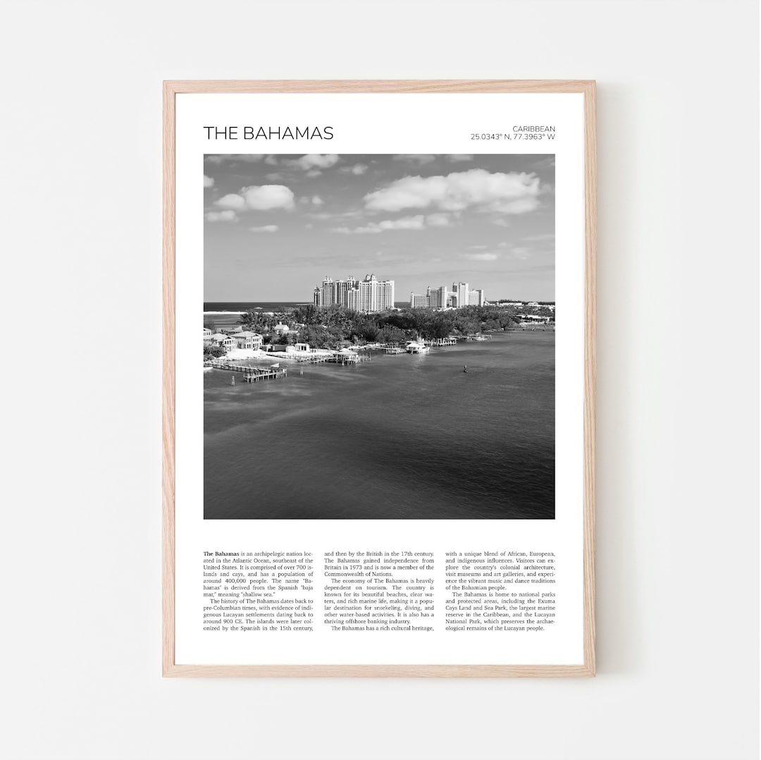 Bahamas Art the Bahamas Artful Travel Poster Print Photo Paradise ...
