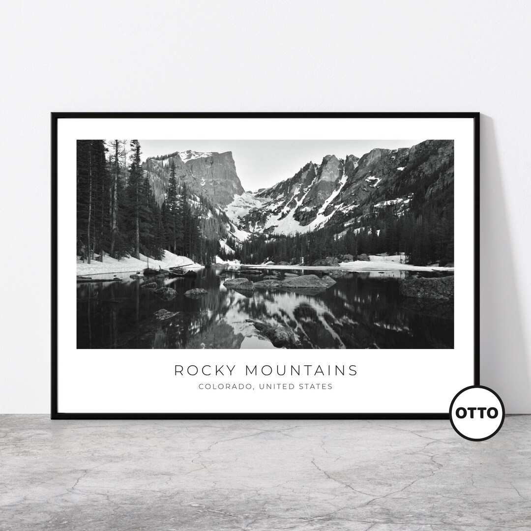 Rocky Mountains Wall Art | the Rockies Mountain Range | Artful Travel ...