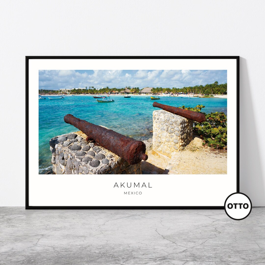 Akumal Wall Art | Akumal Home Decor Print | Riviera Maya Art Travel ...