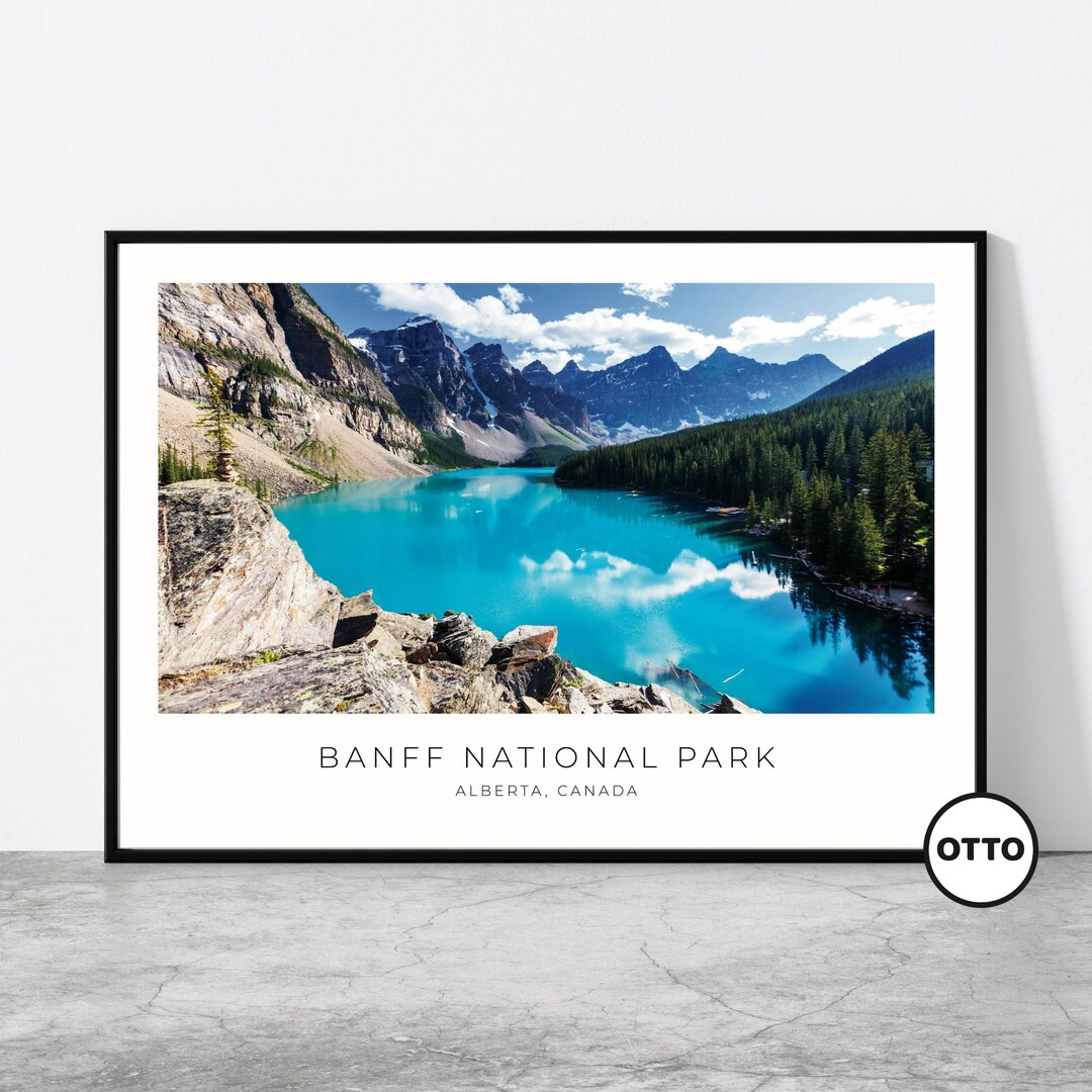 Banff National Park Wall Art | Banff Home Decor Print | Moraine Lake ...