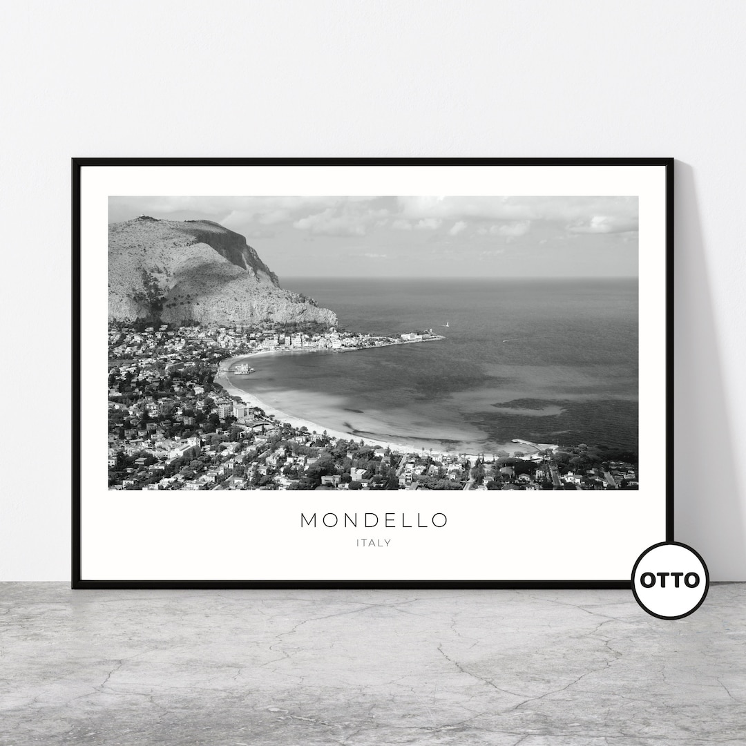 Mondello Wall Art | Mondello Home Decor Print | Beach Art Poster Artful ...