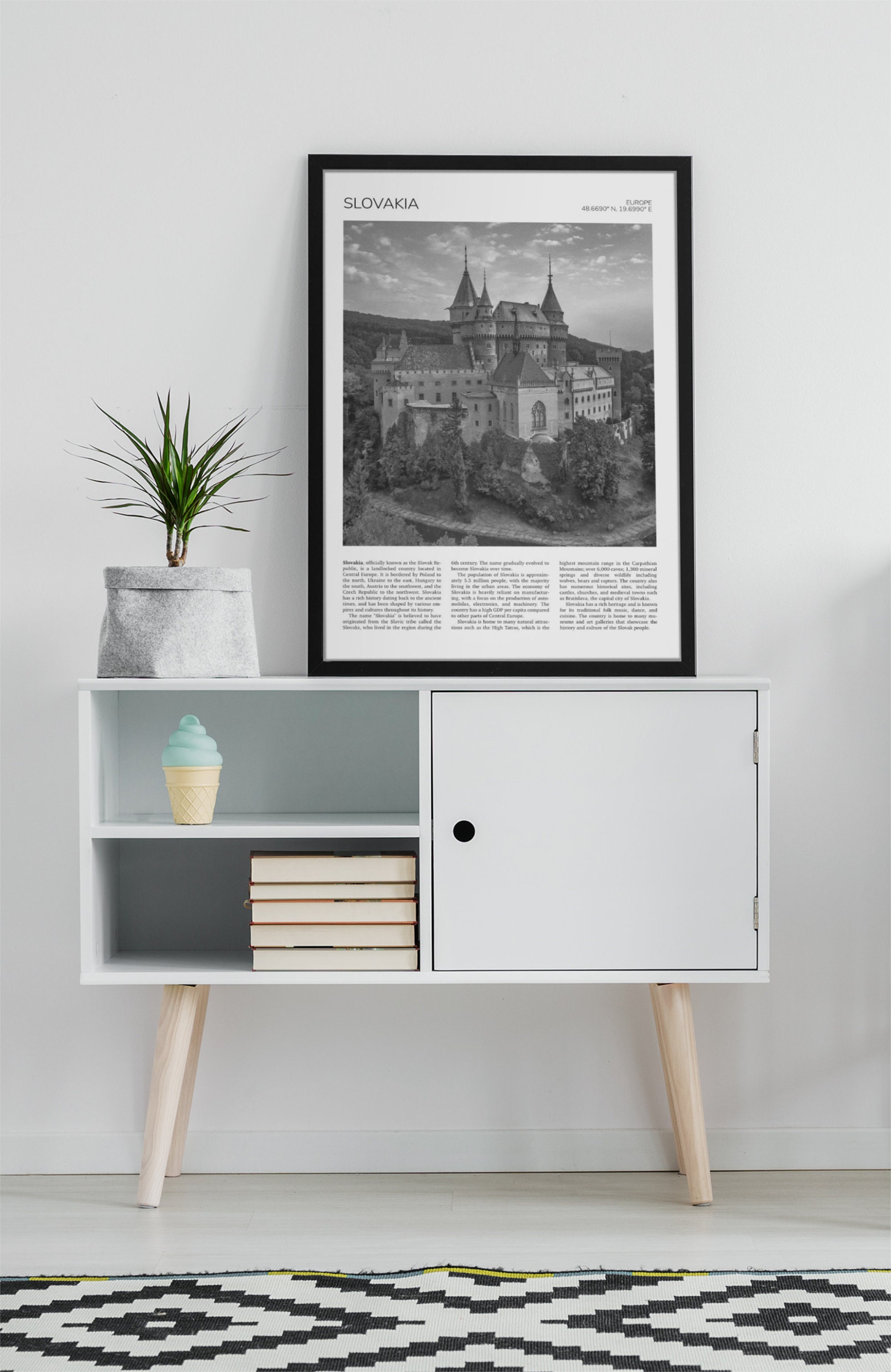 Slovakia Wall Art Slovakia Artful Travel Poster Print Photo - Etsy