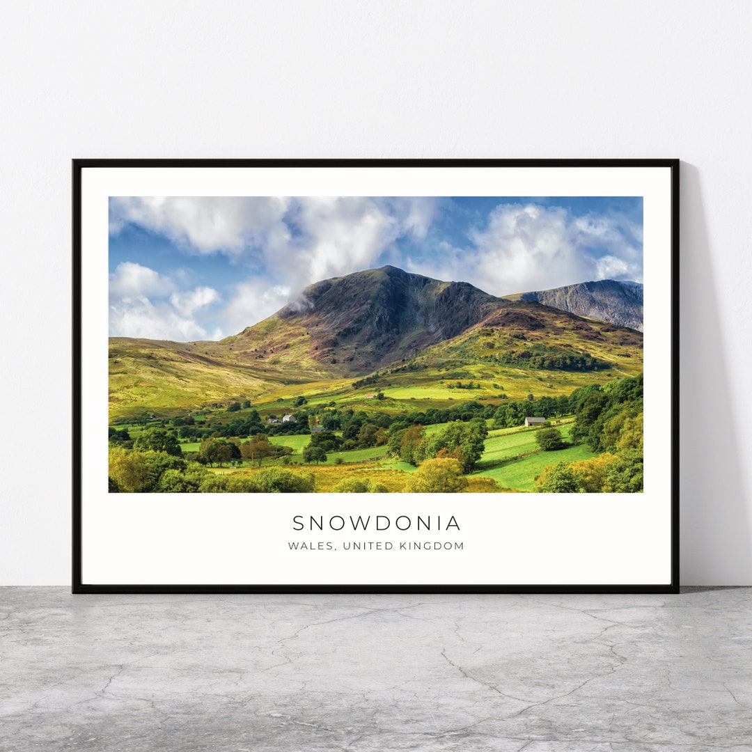 Snowdonia Wall Art | Snowdonia National Park Home Decor | Mountain ...