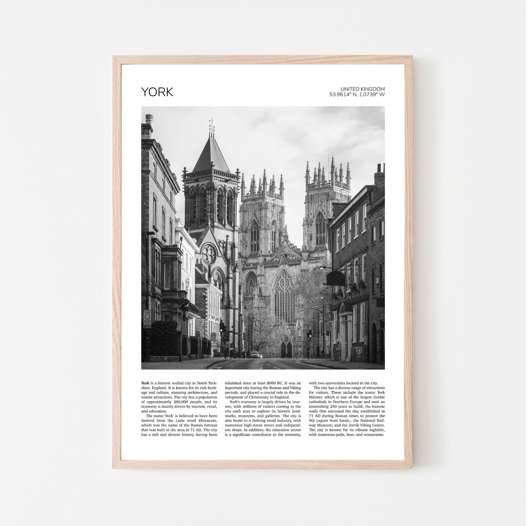 York Wall Art | York Artful Travel Poster Print Photo | Museum St, York ...