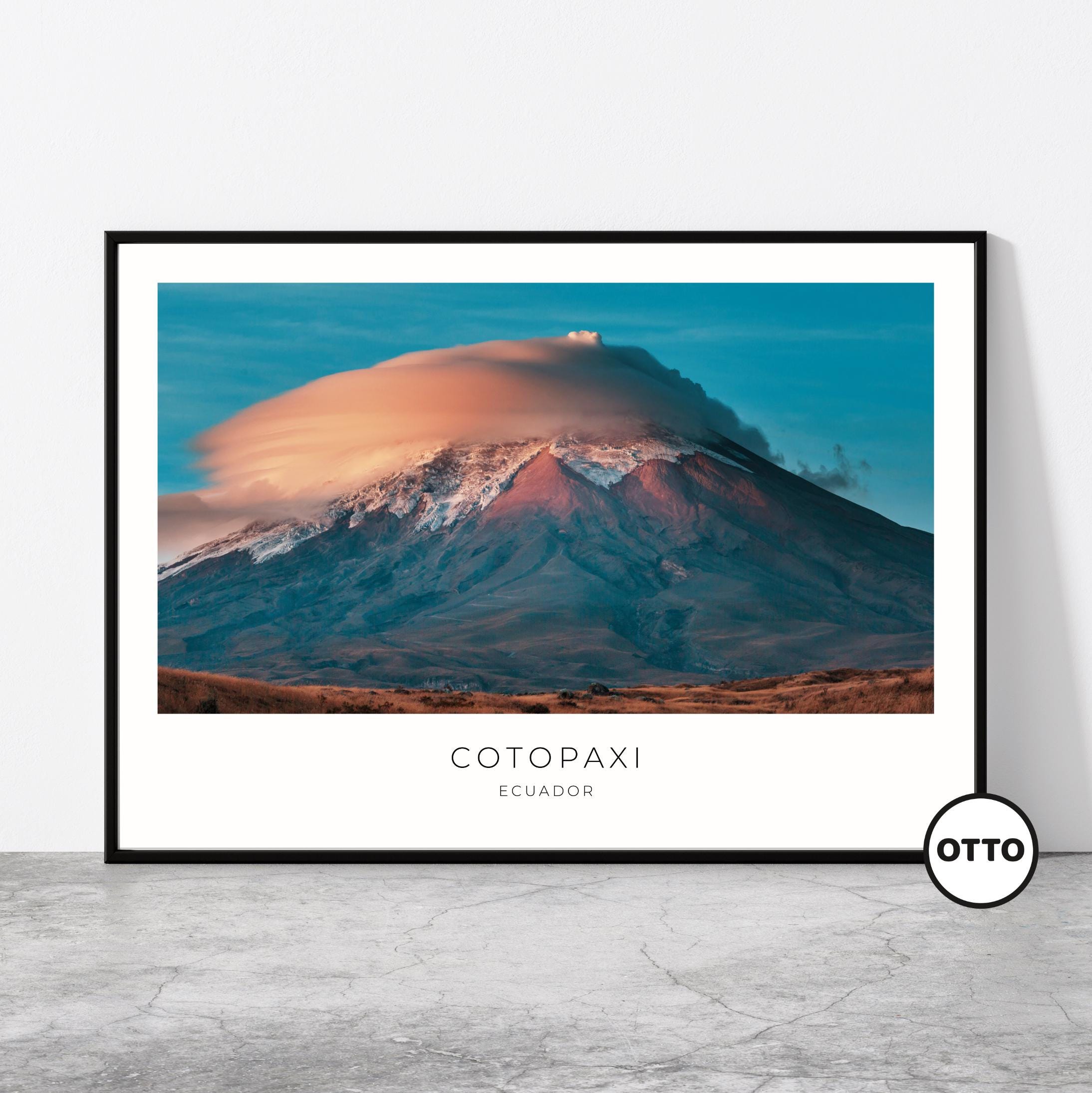 Cotopaxi Wall Art | Cotopaxi National Park Home Decor Print | Volcano ...