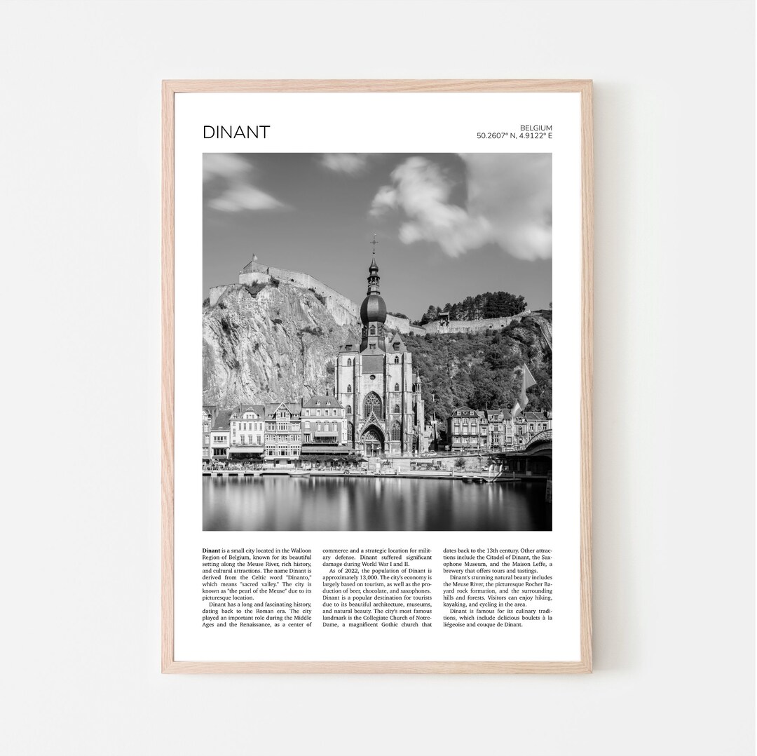 Dinant Wall Art | City of Dinant Artful Travel Poster Print Photo | the ...