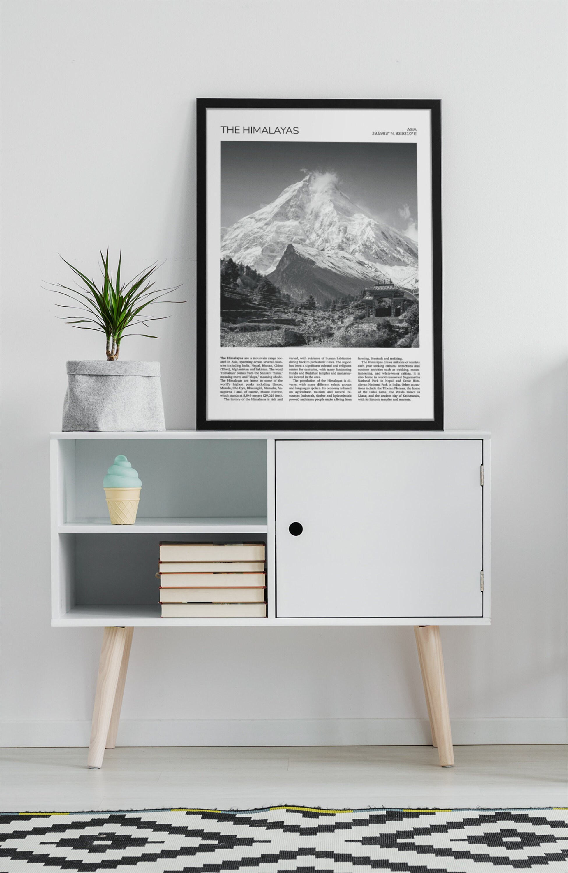 The Himalayas Wall Art Himalayas Home Decor Mount Manaslu - Etsy