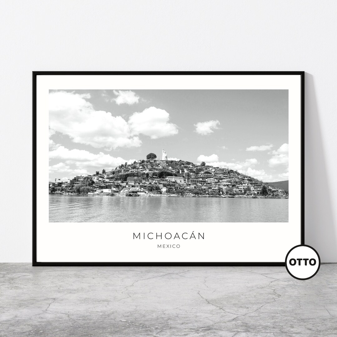 Michoacan Wall Art Lake Pátzcuaro, Michoacán Artful Travel Poster Print ...